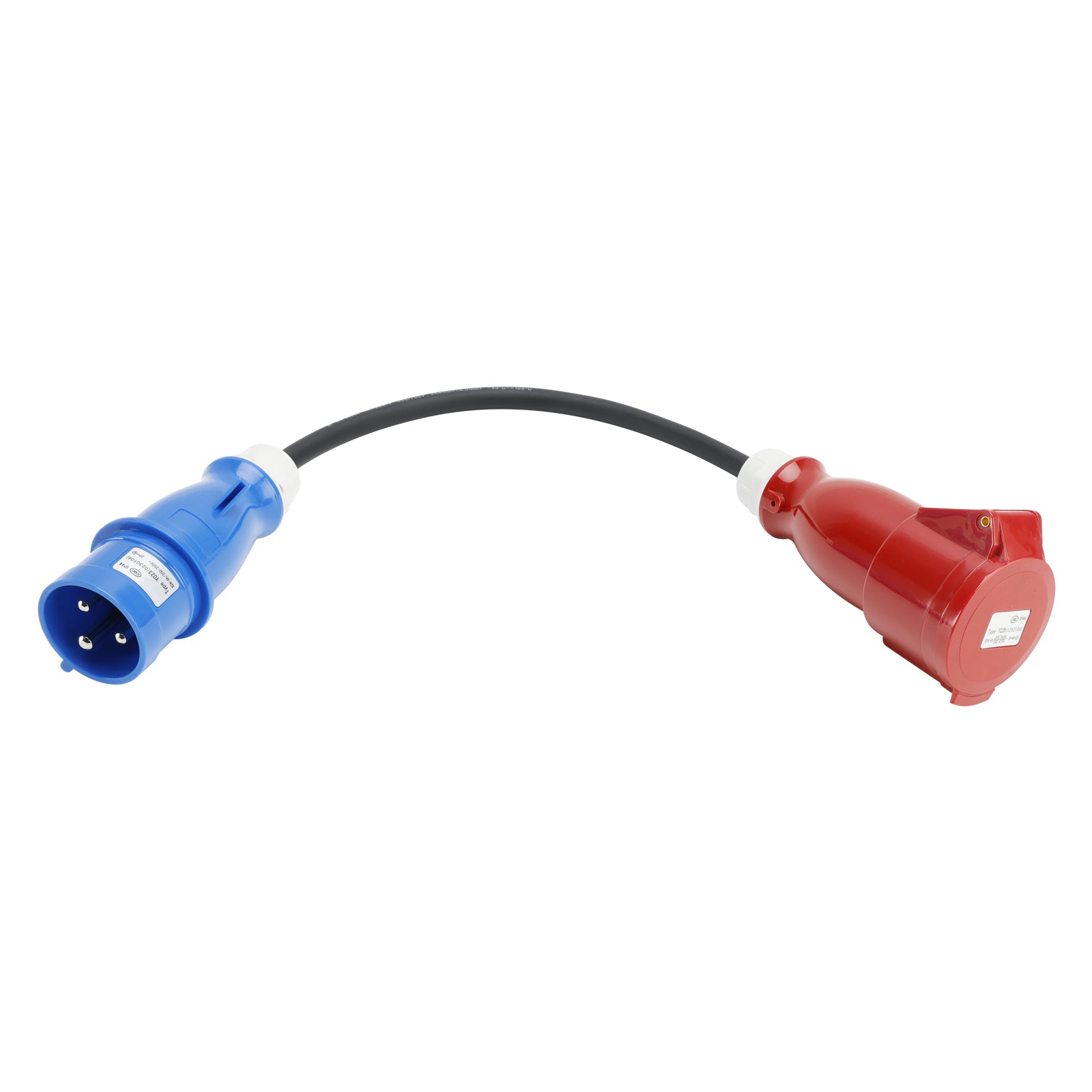 CEE Socket Coupling Plug Recessed Socket Phase Inverter 32A 3 Phase to ...